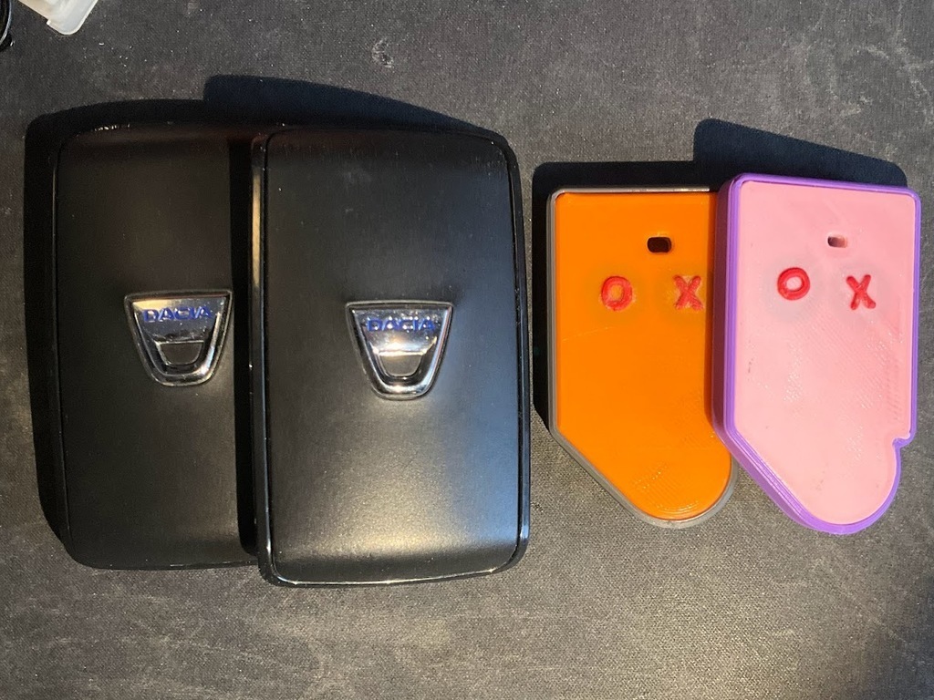 Free STL file Renault / Dacia Car CARD to small KEY 🚗・3D printable ...