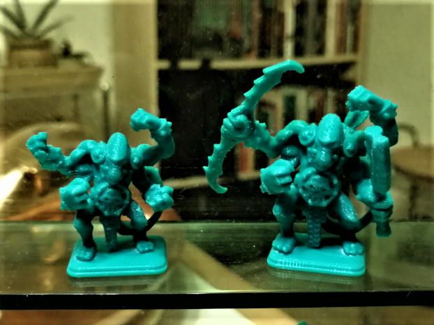 3D printed HeroQuest - Fimir Overlord・Cults
