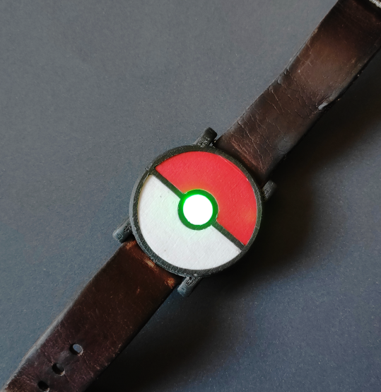 Free STL file Pokemon Go Plus Watch Case - Pokeball Design 🐉 ・Model to ...