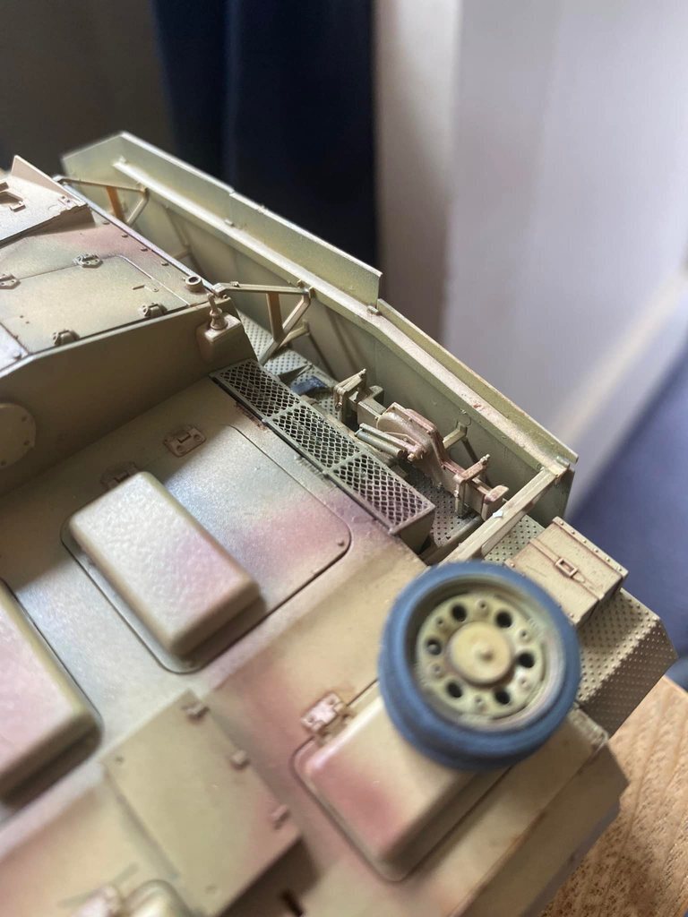 🎲 Intake Mesh/Grill for 1/35 Panzer III/Stug III・Free STL File for ・Cults