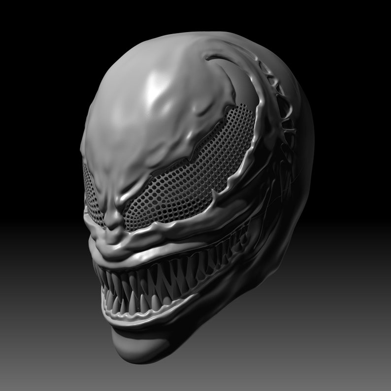 🎲 venom mask・ 3D File for ・Cults