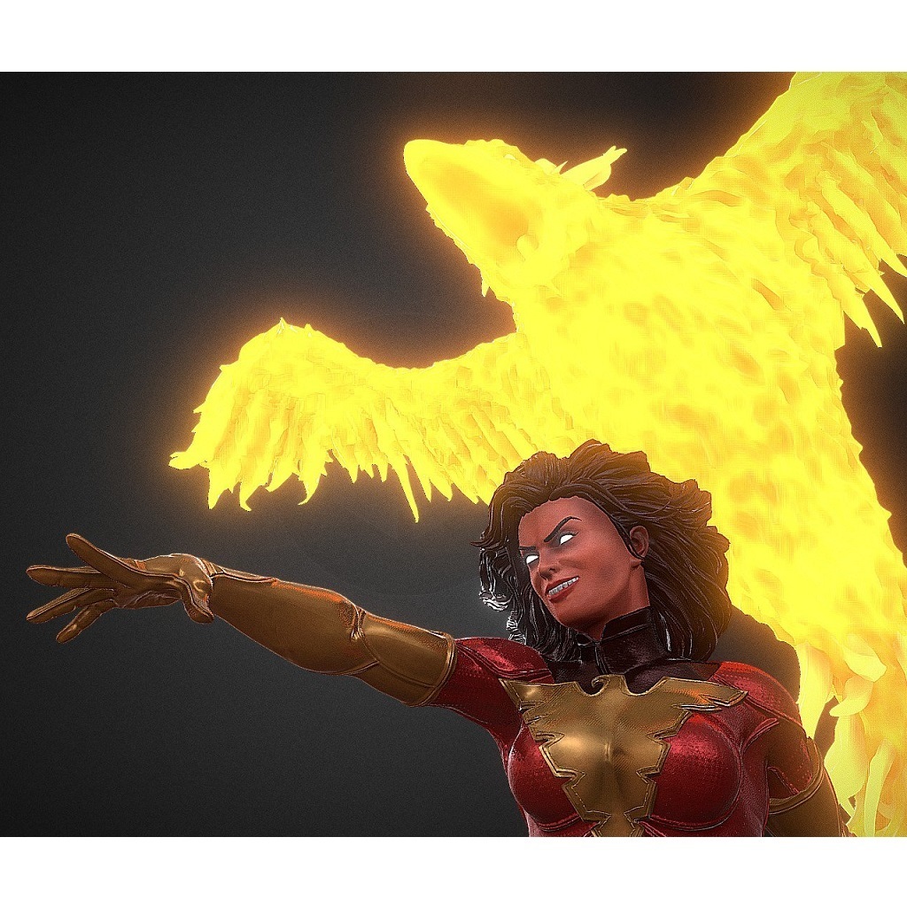 🦅 Dark-phoenix・Free 3D File for ・Cults