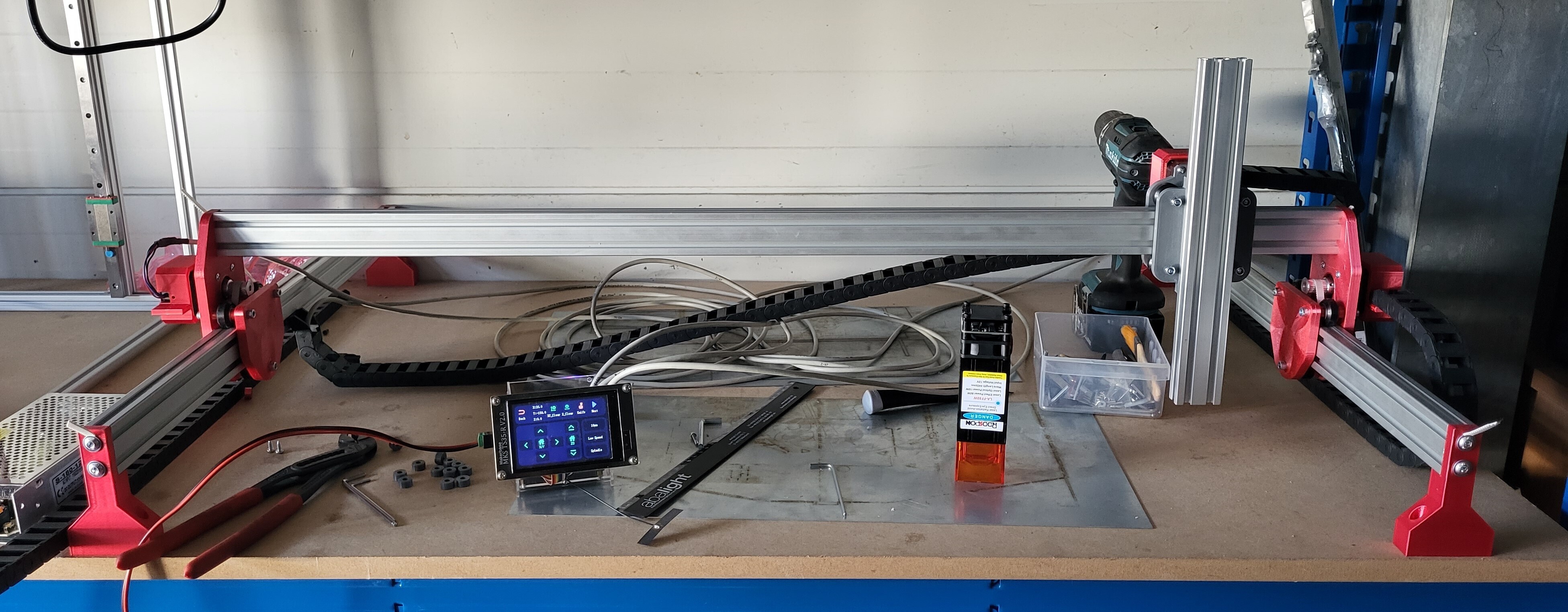 3D printing CNC Mini Laser Engraver 2040 V-Slot Y-Plates, X-Plates And ...