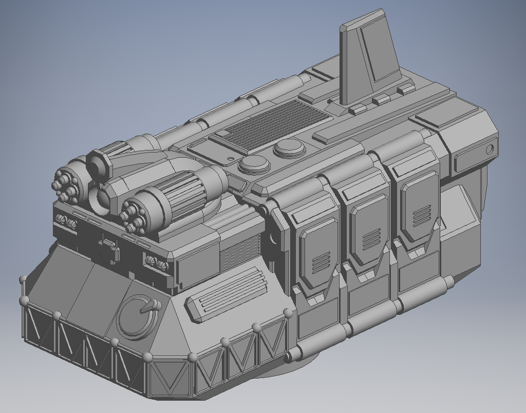 🪖 Tyr Infantry Support Vehcile for BattleTech・Free STL File for ・Cults