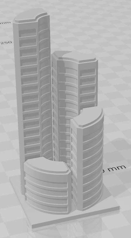 🏢 Office Building Terrain・Free STL File for ・Cults