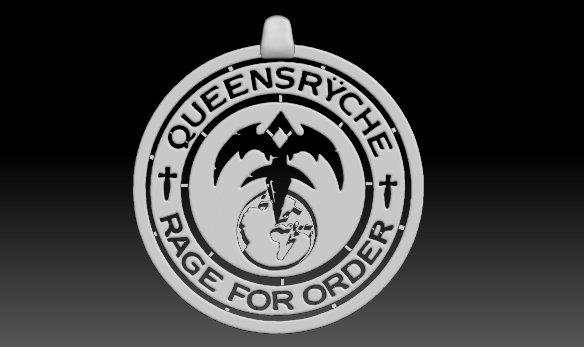Archivo 3D gratis Llavero Queensryche 🔑 ・Plan de la impresora 3D para ...