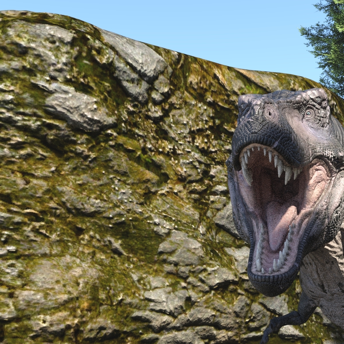 🦖 Realistic Dinosaurs T-Rex Tyrannosaurus Female ( 2 Poses ) With Free ...