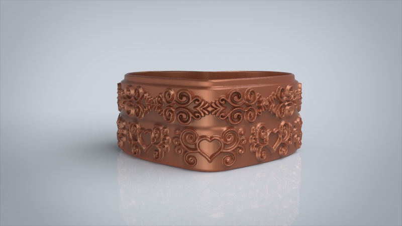 🎁 Valentine's day gift box : Heart Box STL and OBJ・Archivo STL para ...