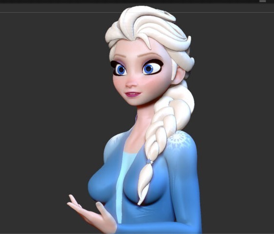 🆓 frozen : Elsa From Frozen Free Kids Toy Beautiful Princess・Free STL ...