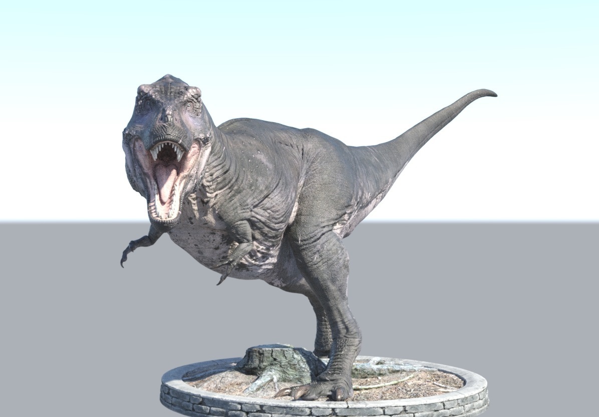 🦖 Realistic Dinosaurs T-Rex Tyrannosaurus Female ( 2 Poses ) With Free ...