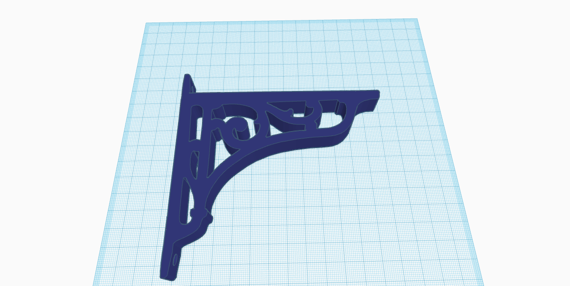 Free STL file Decorative Wall Bracket Shelf Support Art 🎨 (OBJ and SVG ...