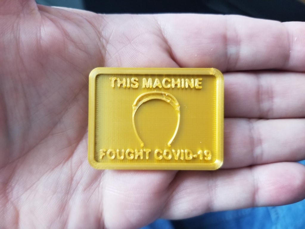 Free 3D file COVID-19 Printer Badge 🖨️ ・Model to download and 3D print ...