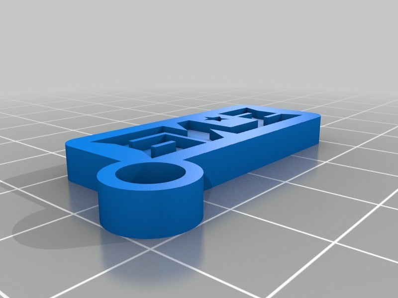 Бесплатный STL файл Keychain with "Би-2" logo 🗝️ (SCAD)・3D-печатная ...