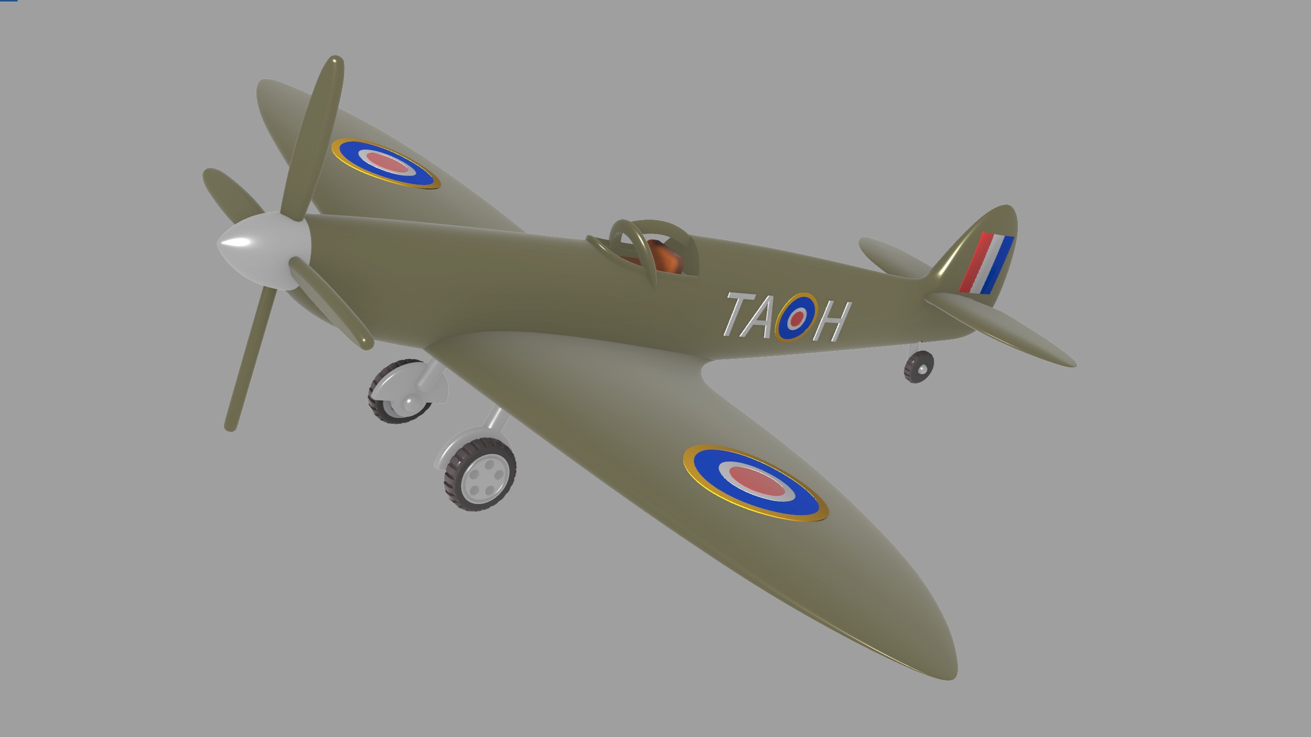 STL file SUPERMARINE SPITFIRE FIGHTER PLANE 🛩️ ・3D print design to ...
