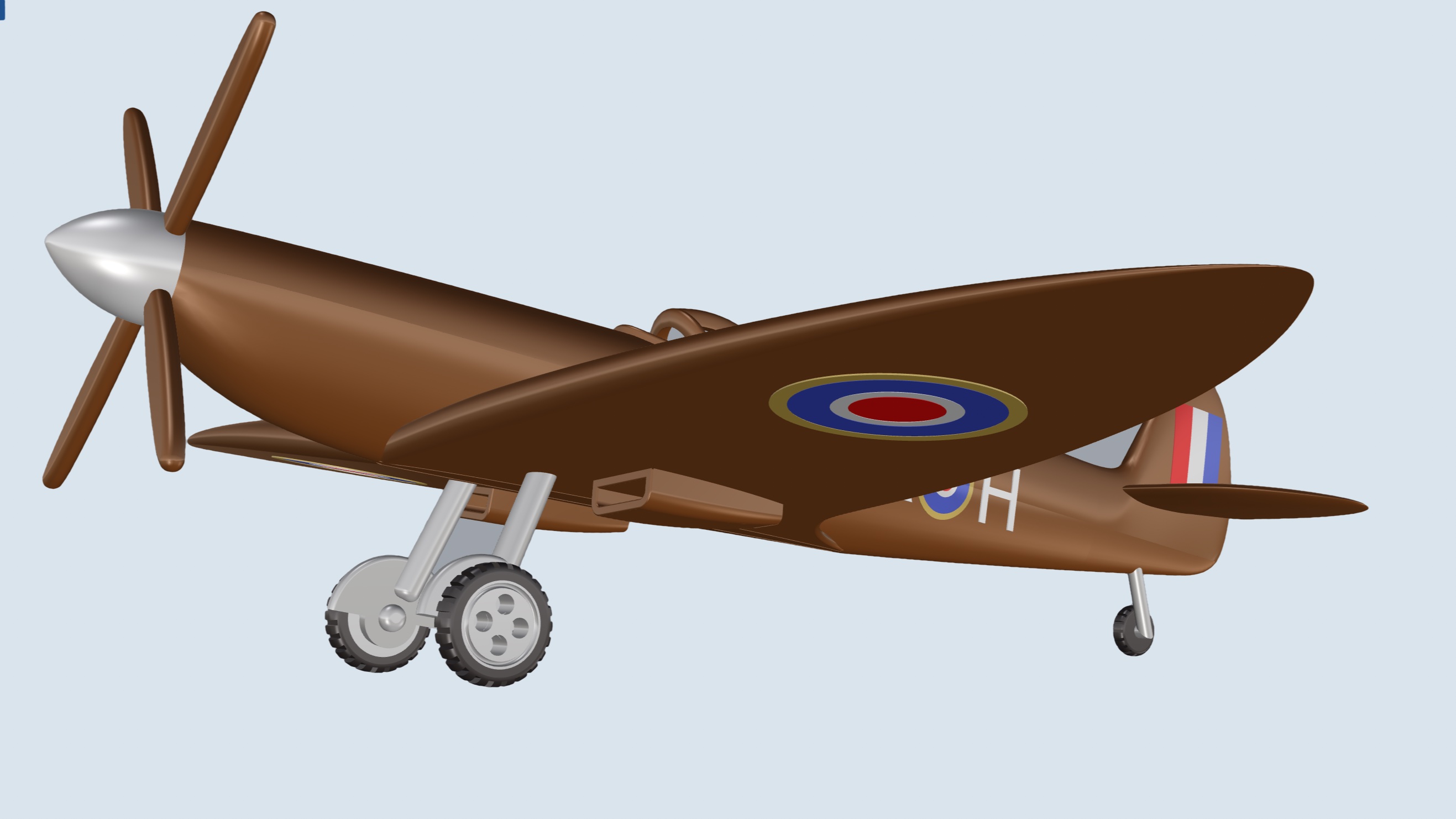 STL file SUPERMARINE SPITFIRE FIGHTER PLANE 🛩️ ・3D print design to ...
