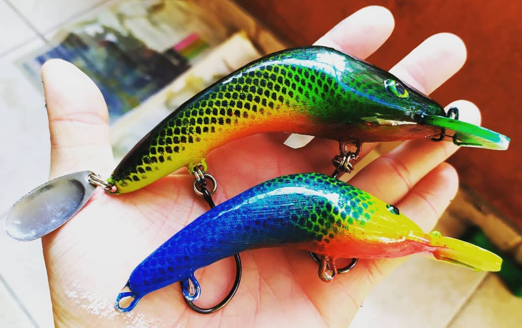 🪃 Predatek Boomerang 95mm Fishing Lure Dick Two Hooks Free By Letal 3d ...