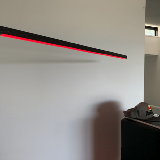 Free STL file LED Light Bar Hanging Pendant 🔪 ・3D print design to ...