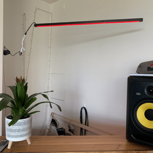 Free STL file LED Light Bar Hanging Pendant 🔪 ・3D print design to ...