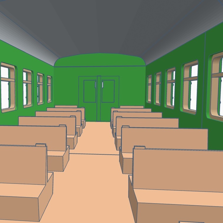 STL file Russian train ER1 / ER2 head car 62-13 (SCALE 1/87) 🚆 ・3D ...