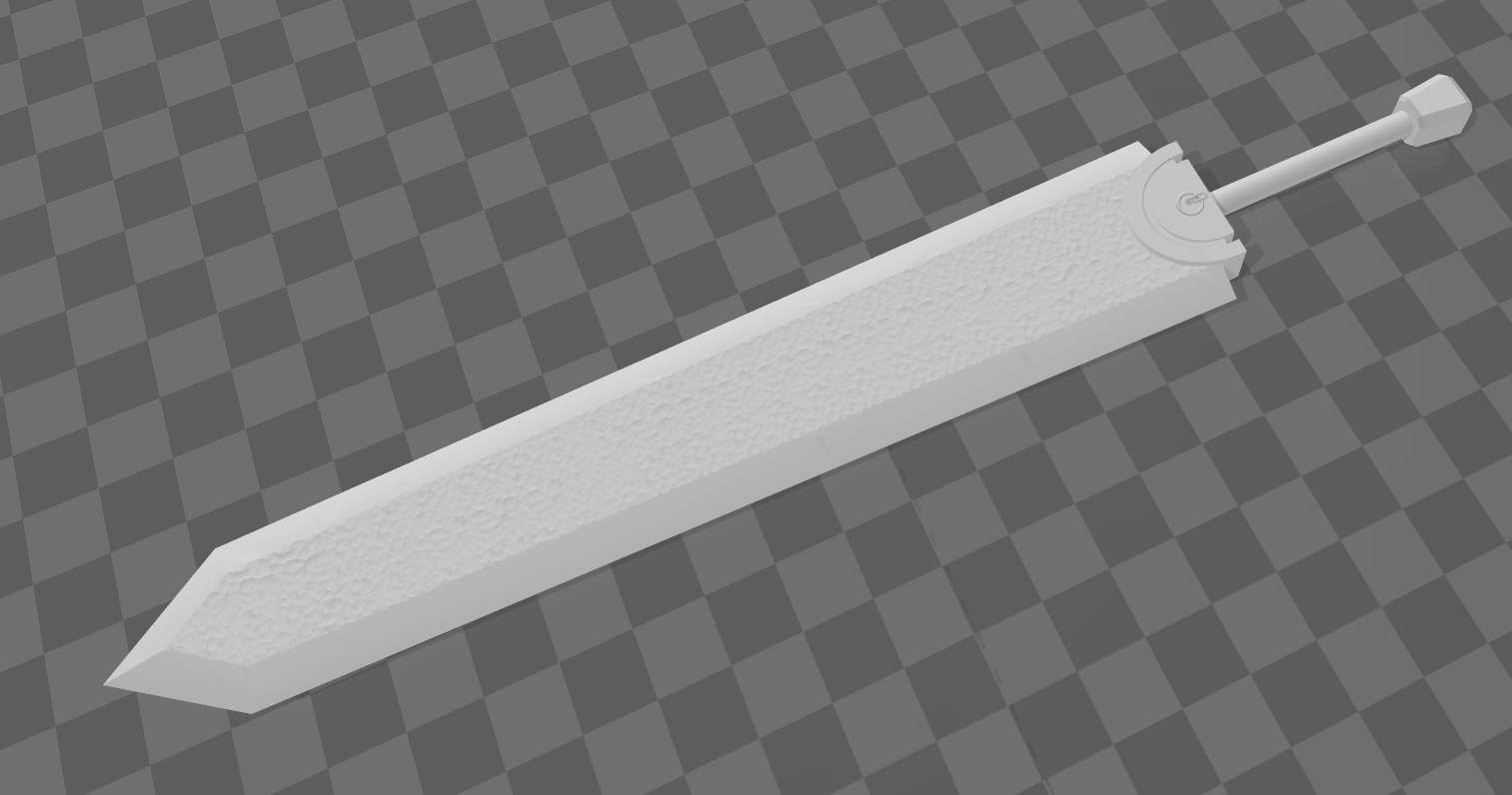3D file Berserk Guts's Great Sword 3D Model 🗡️ ・3D printing model to ...