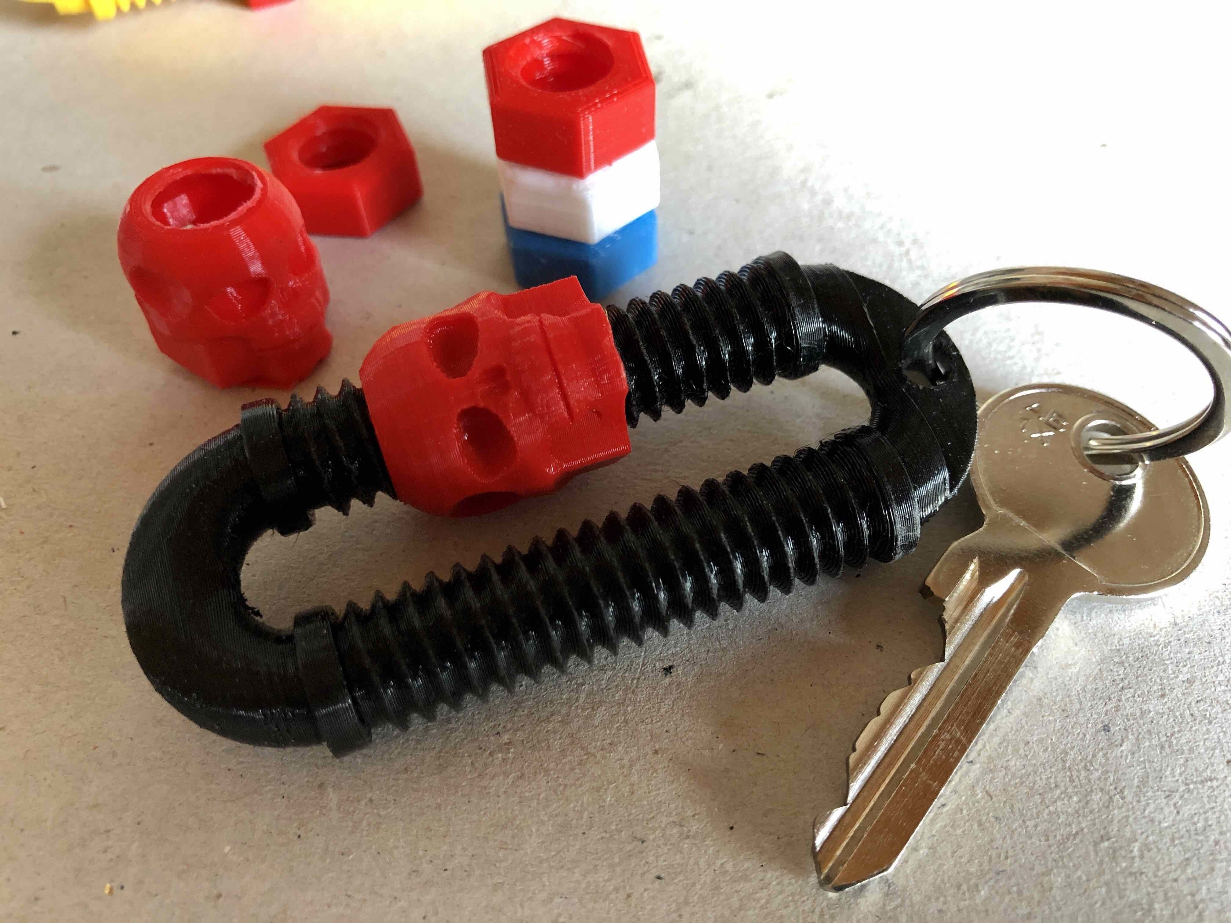 Free STL file Key Chain - modifiable 🔑・3D printer design to download・Cults