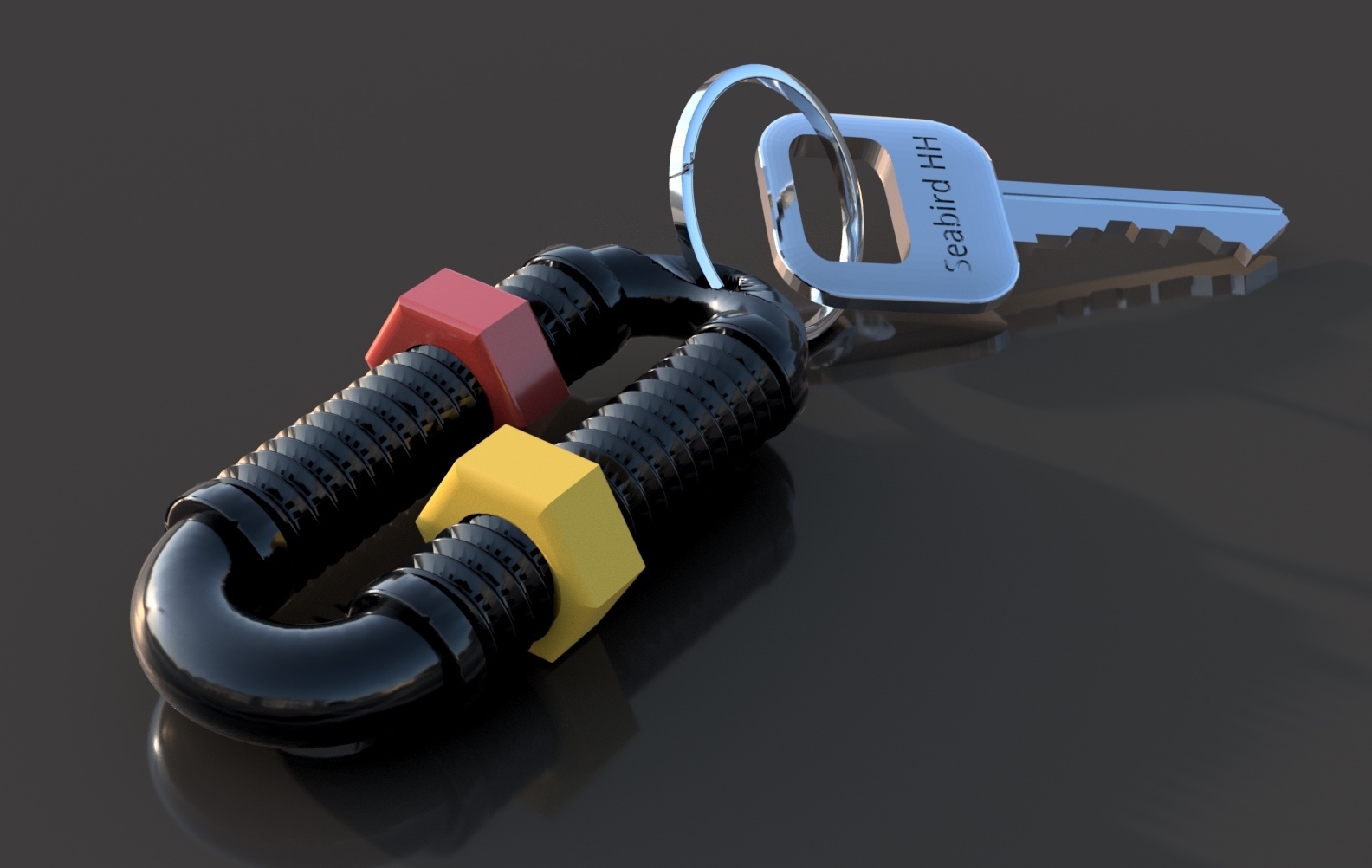 Free STL file Key Chain - modifiable 🔑・3D printer design to download・Cults