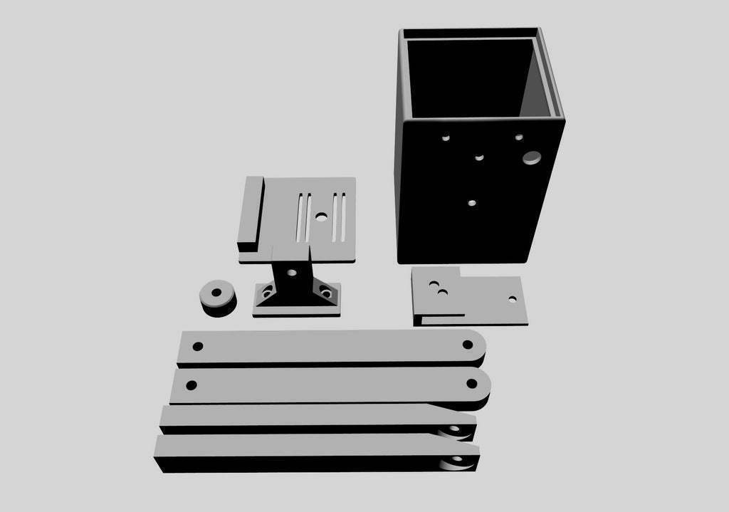 Free STL file Bedside Lamp (Box), LED 12V 2.5W 🔦 ・3D printing design to ...