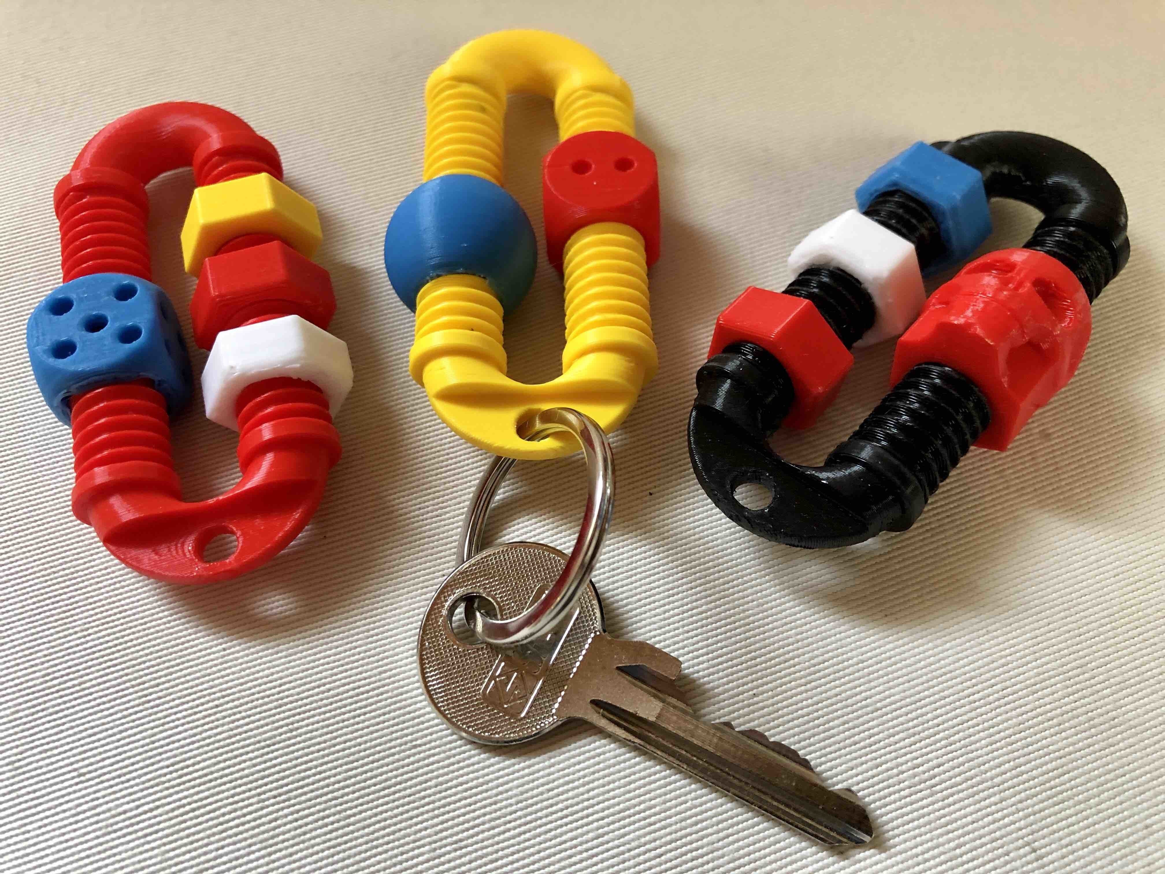 Free STL file Key Chain - modifiable 🔑・3D printer design to download・Cults