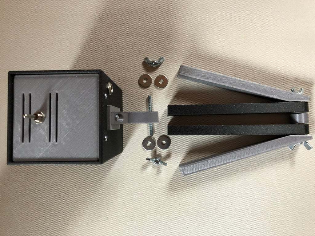 Free STL file Bedside Lamp (Box), LED 12V 2.5W 🔦 ・3D printing design to ...