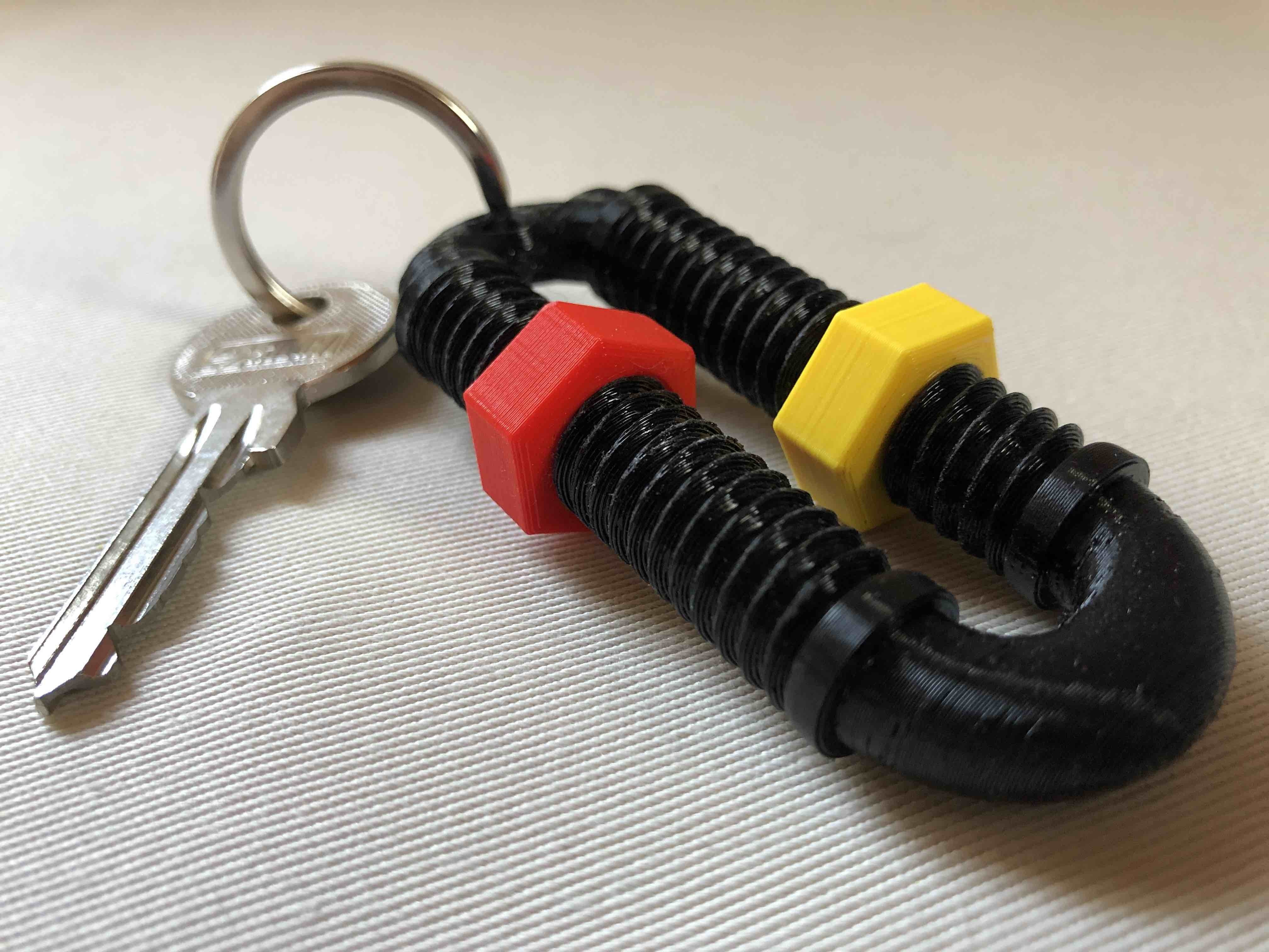 Free STL file Key Chain - modifiable 🔑・3D printer design to download・Cults
