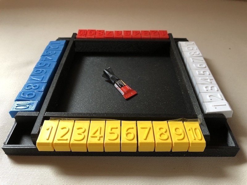 📦 Shut The Box - Family Math Game・Free STL File for ・Cults