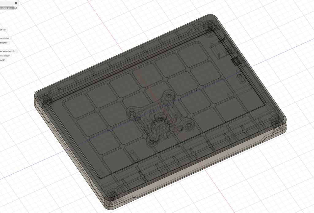 💪 Case for Waveshare 7" IPS Capacitive Touchscreen LCD (1024×600 ...
