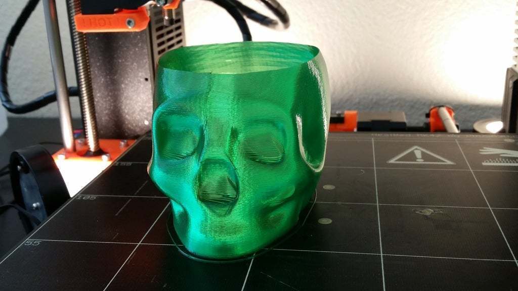 🎃 Halloween Skull Container・Free STL File for ・Cults