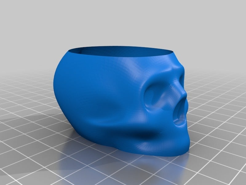 🎃 Halloween Skull Container・Free STL File for ・Cults