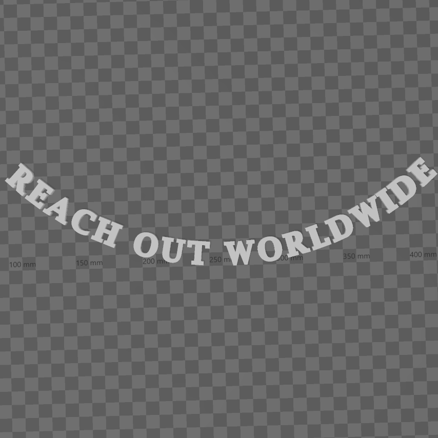 Fichier STL LOGO DE REACH OUT WORLDWIDE 🎨・Plan imprimable en 3D à ...