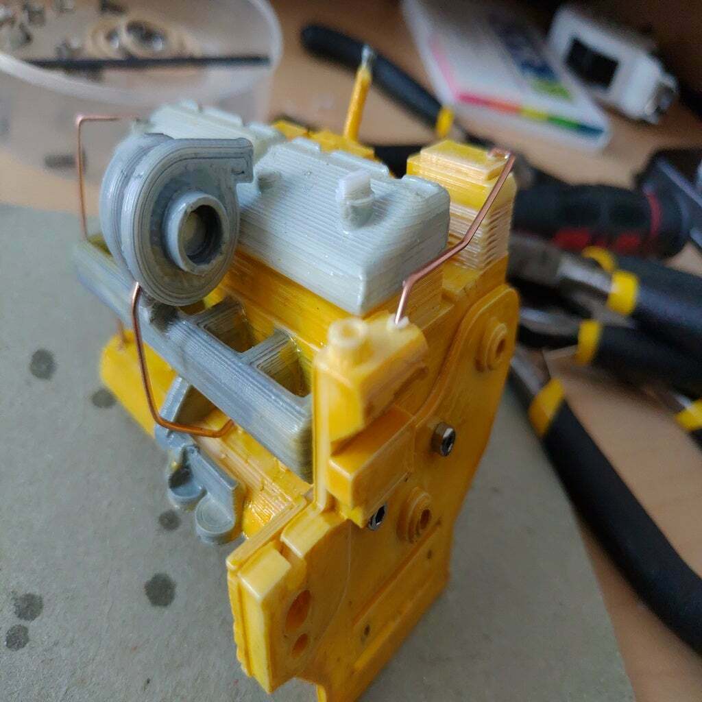 STL file RC 1/14 - Cat 3406 Engine (cover) 🐱 ・3D printable model to ...