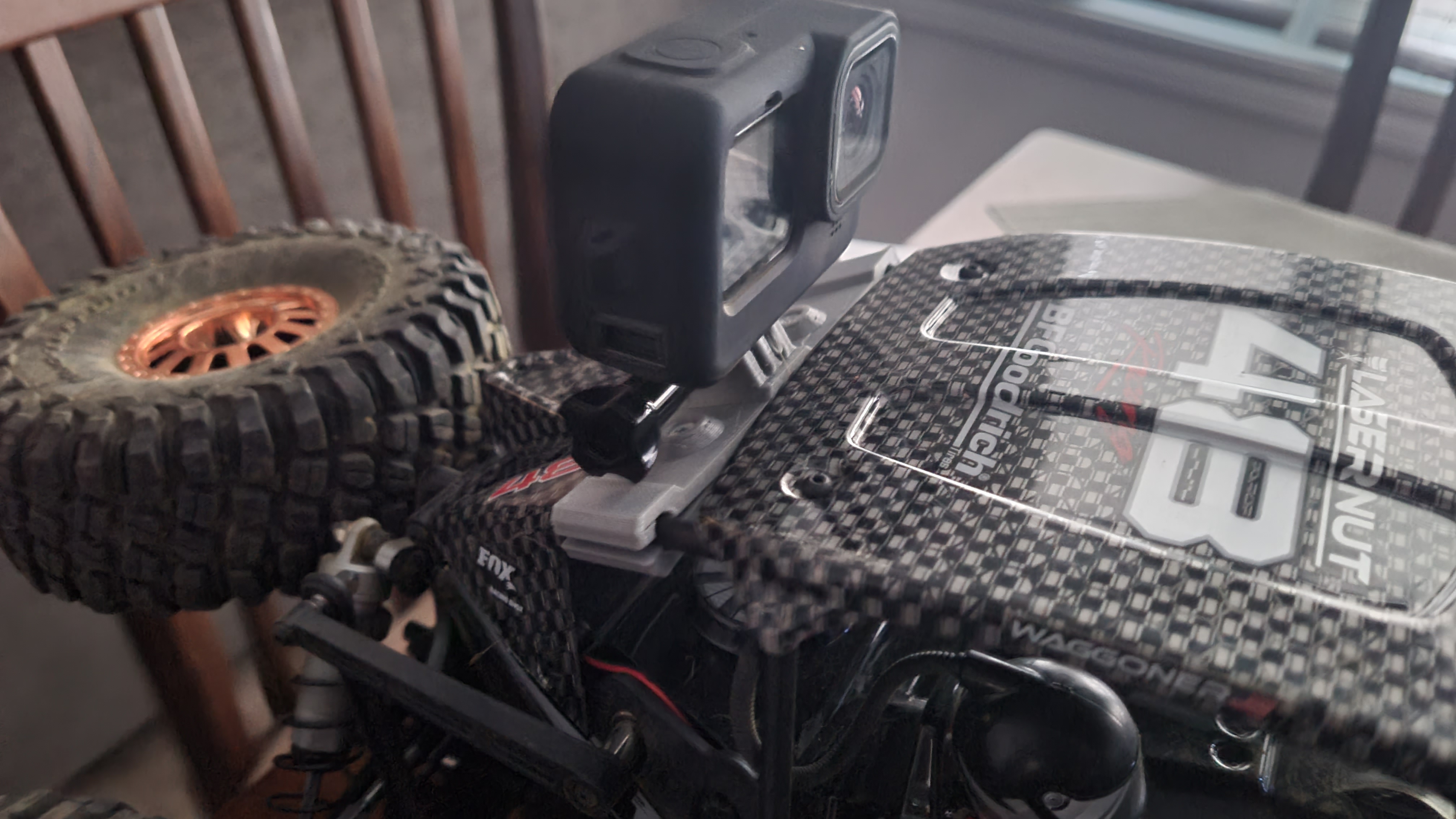 🎲 Losi Lasernut U4 - Gopro Mount・ STL File for ・Cults