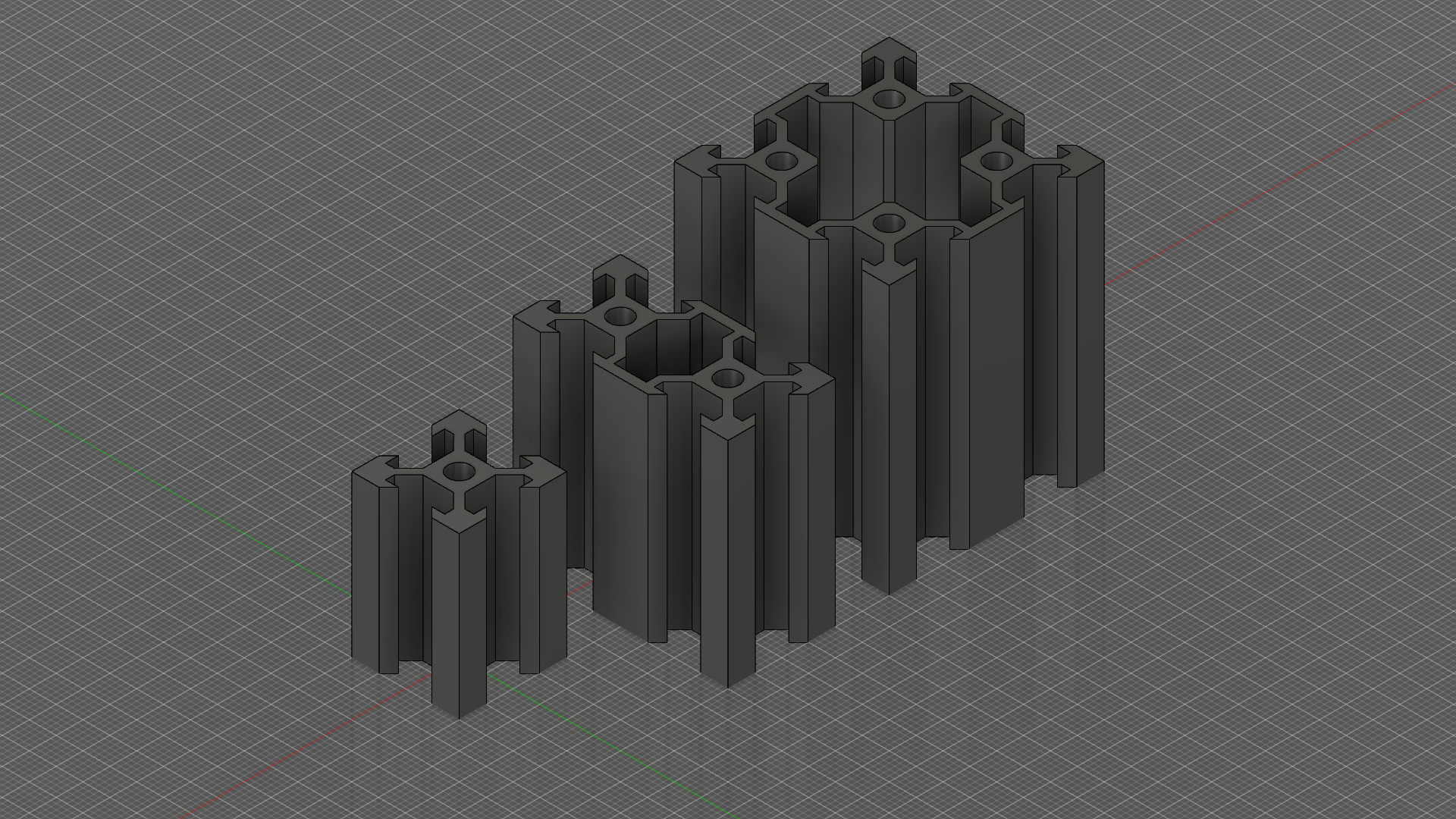 🔧 V-Slot Aluminum Profiles (.DWG)・Free 3D File for ・Cults