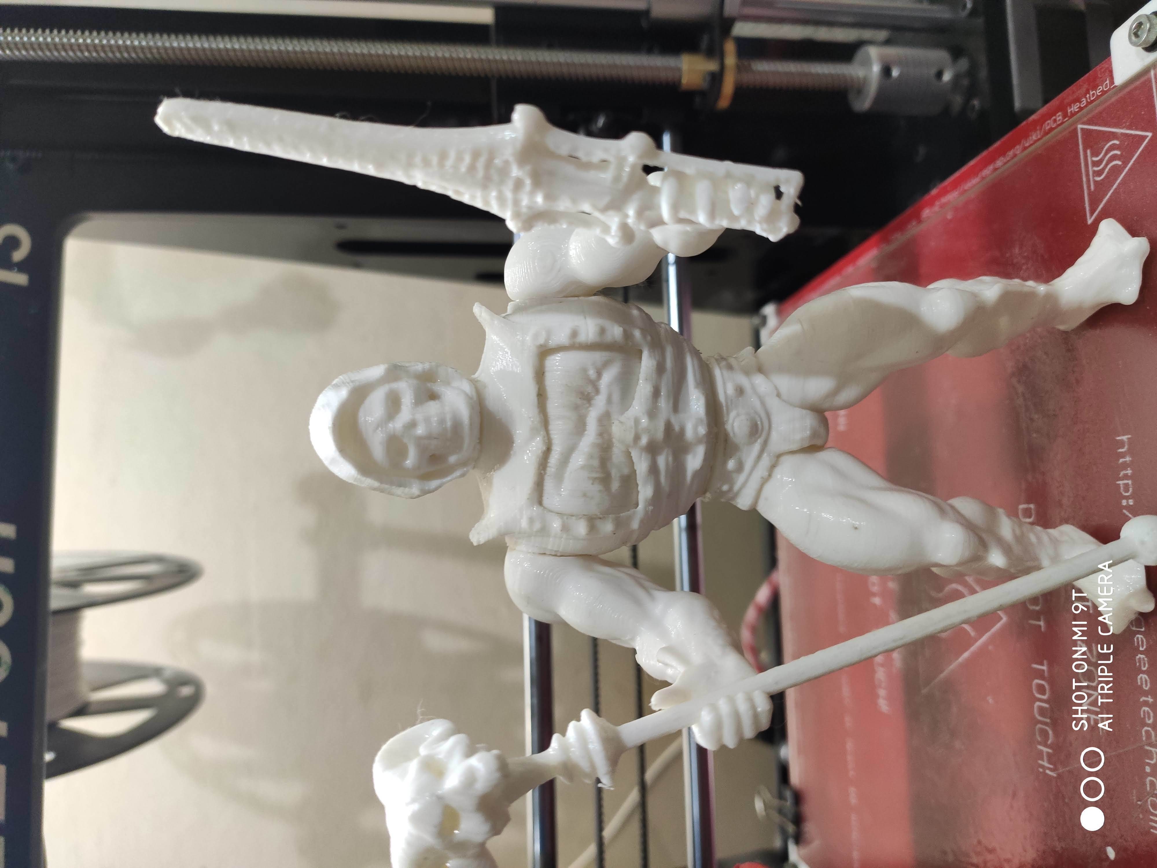 3D print Battle armour Skeleton Figure MOTU Style • made with i3 pro b ...