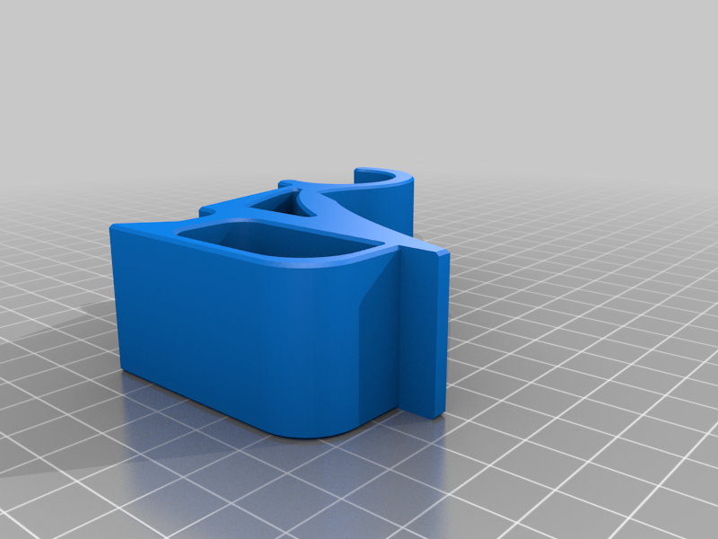 Free STL file Curtain bar holder for quick vertical or side mounting ...