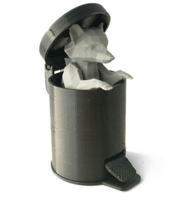 🦝 Raccoon in trash can・Free STL File for ・Cults