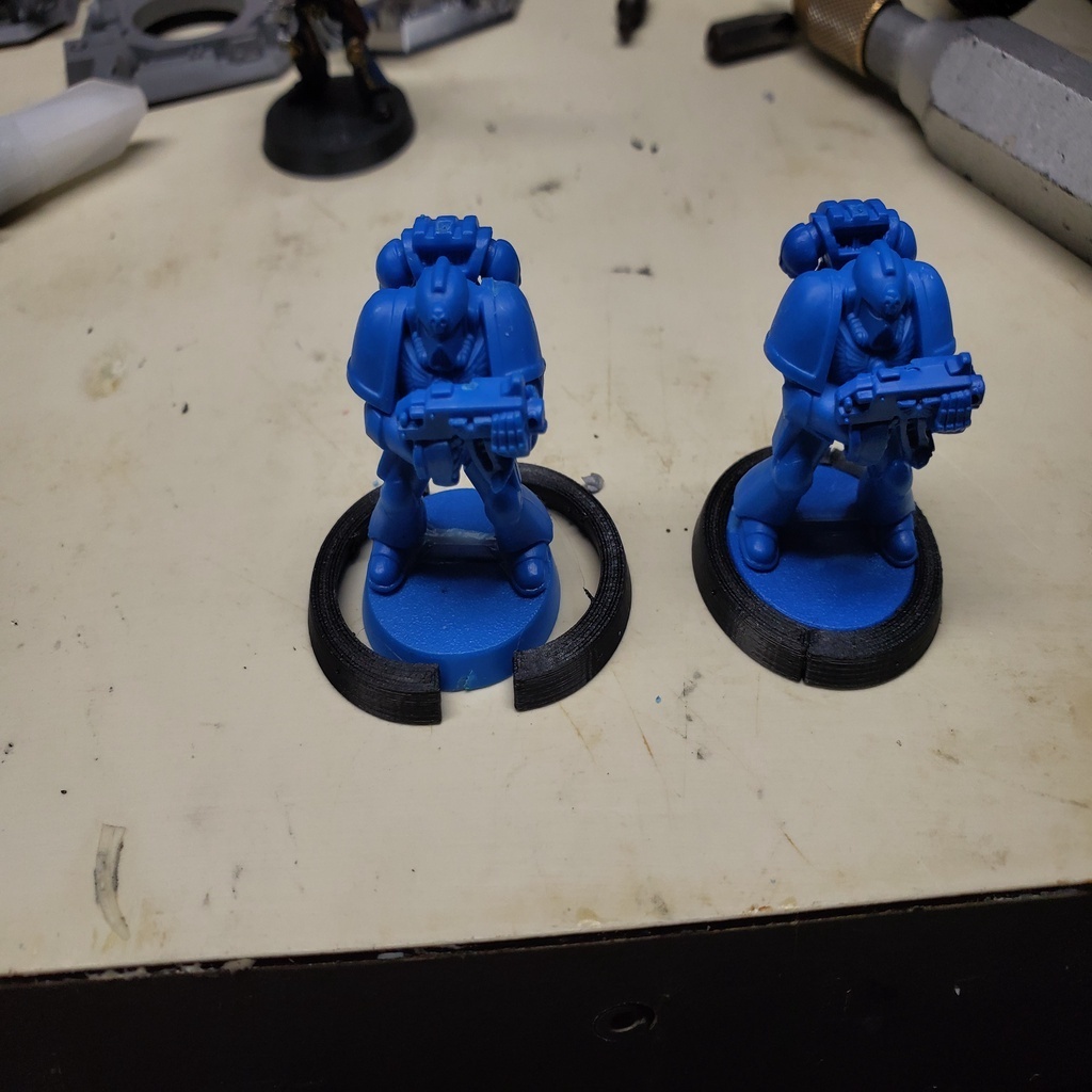 🎲 25mm base conversion to 32mm・ STL File for ・Cults