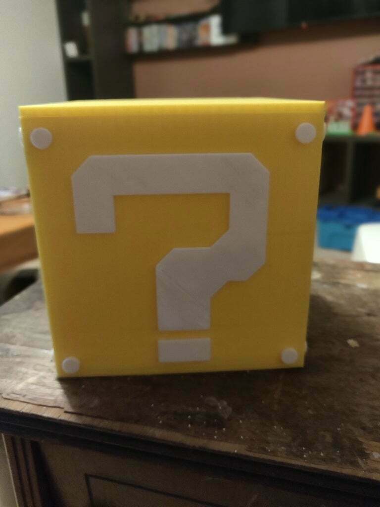 Mario question mark box 150x150x150・Free STL File for ・Cults