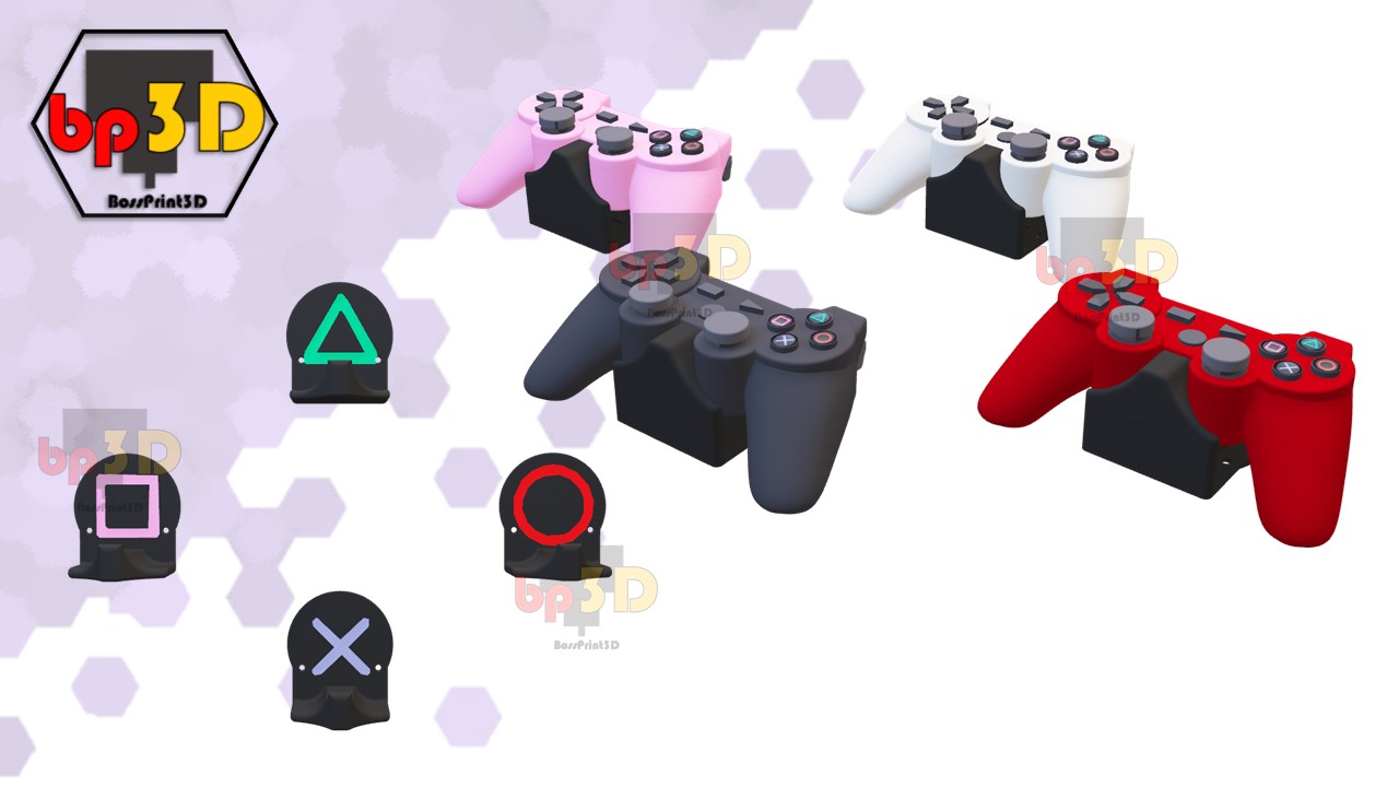 STL file Play Station Buttons" brackets for PS3 controllers ️ ・3D print ...