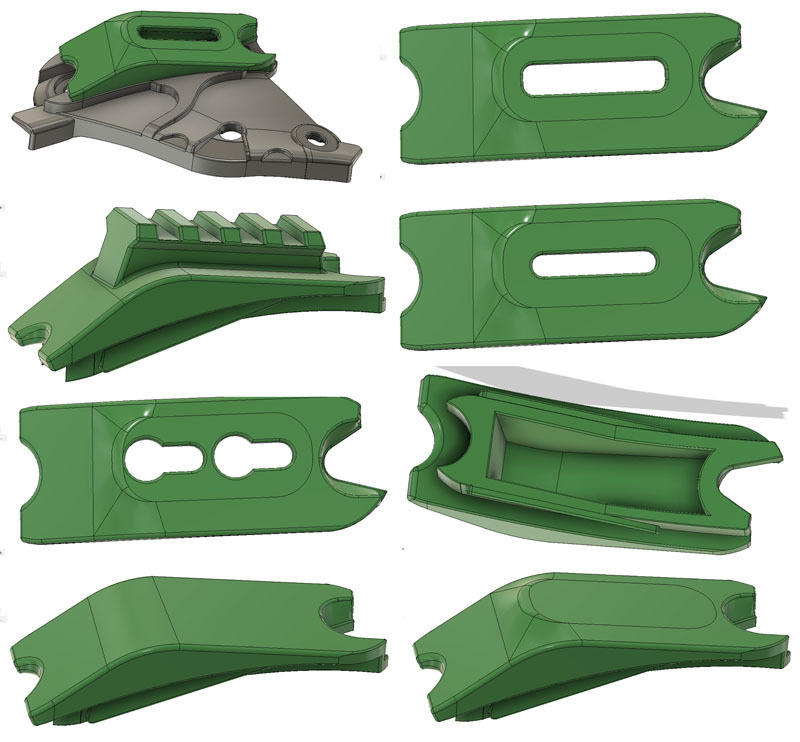 🪖 Felin helmet - "modular" plate for MICH Mil-Tec・ STL File for 3D ...