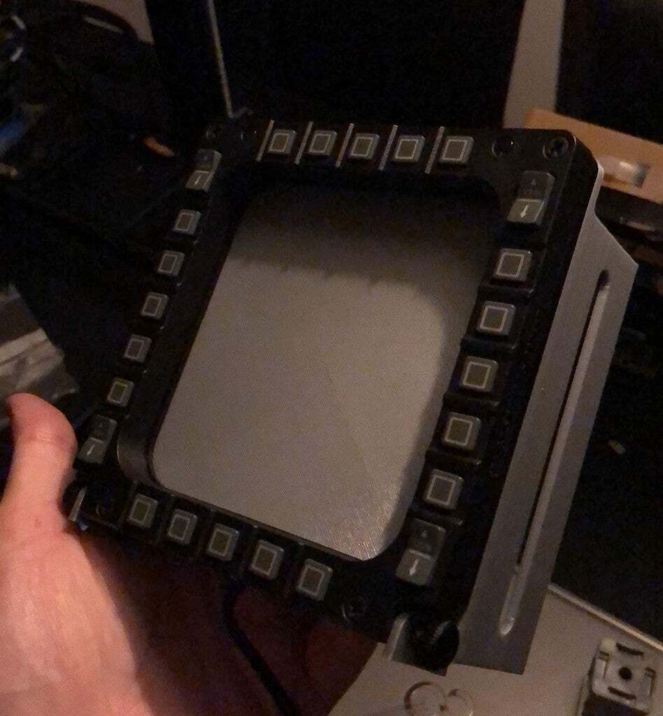 🐆 Mount for Thrustmaster MFD Cougar with Monstertech Table Mount or ...