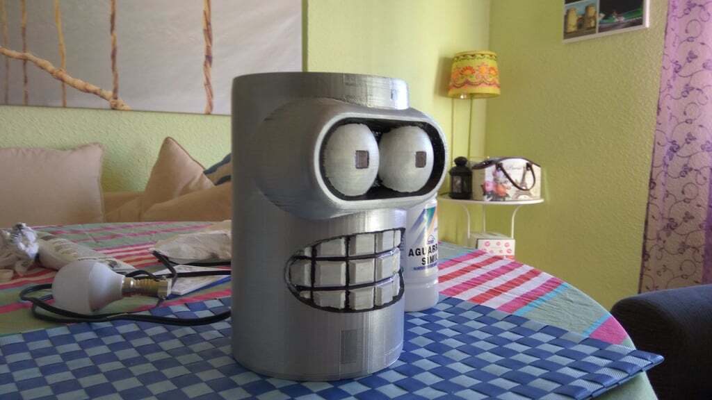 3D printed Bender Bin・Cults