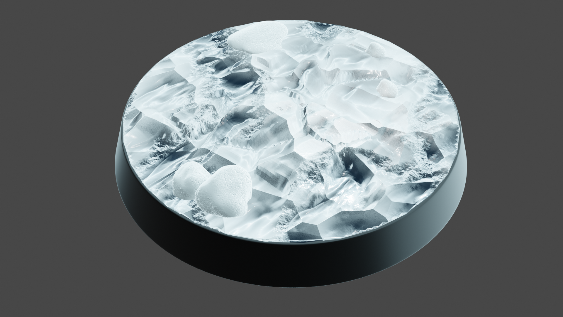 🧊 Winter Bases Set 25mm・ STL File for 3D printing・Cults