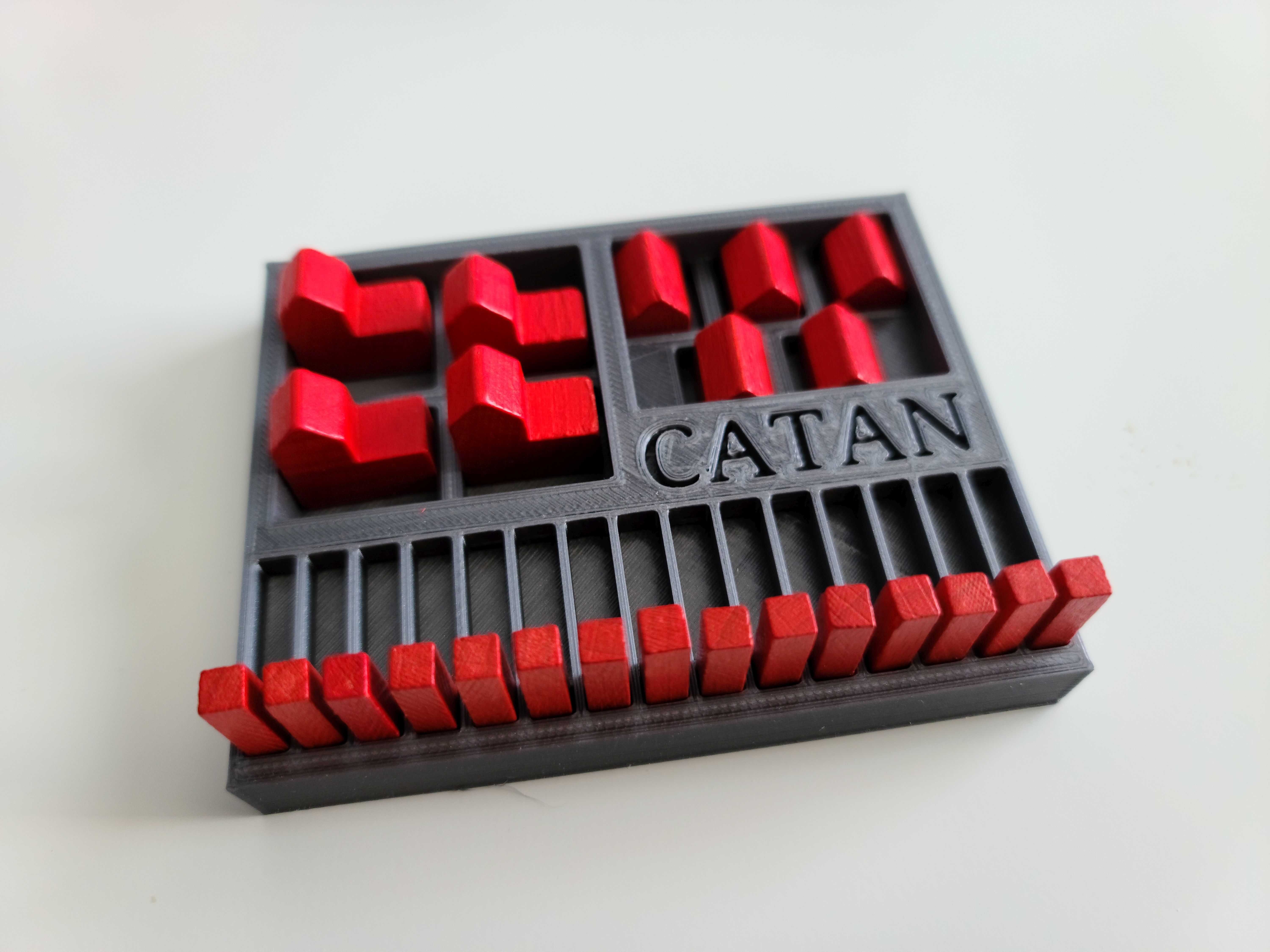 🎲 Settlers of Catan Player Tray・Free STL File for ・Cults