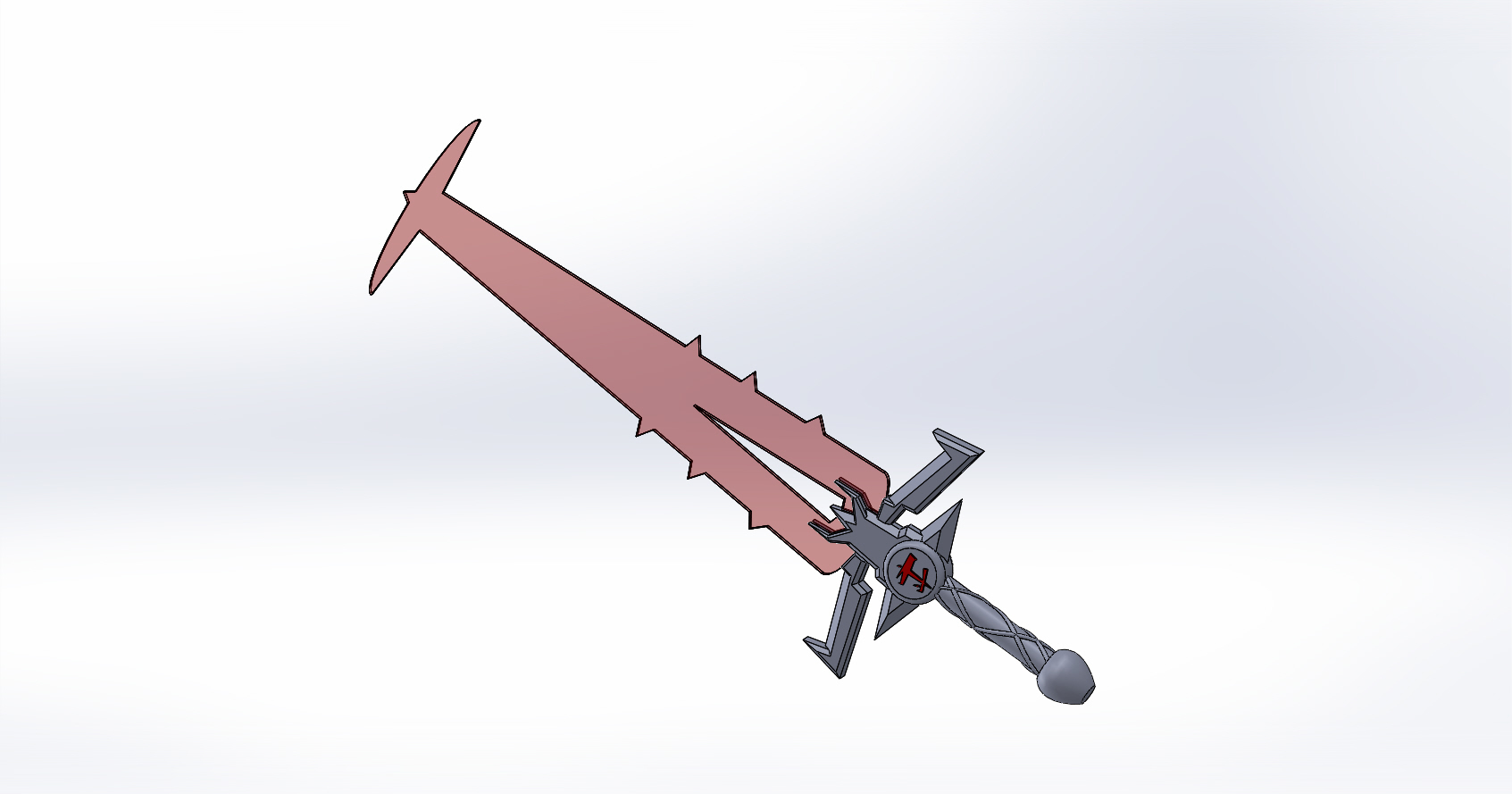 🗡️ Crucible (Doom Sword)・Free STL File for ・Cults